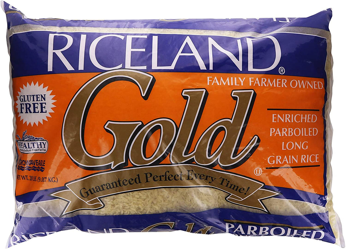 Riceland Gold Parboiled Rice 20LB – African Unique - International ...